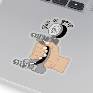 Get a Grip | Sticker | Get a Grip, Dynamometer Physical Occupational ...