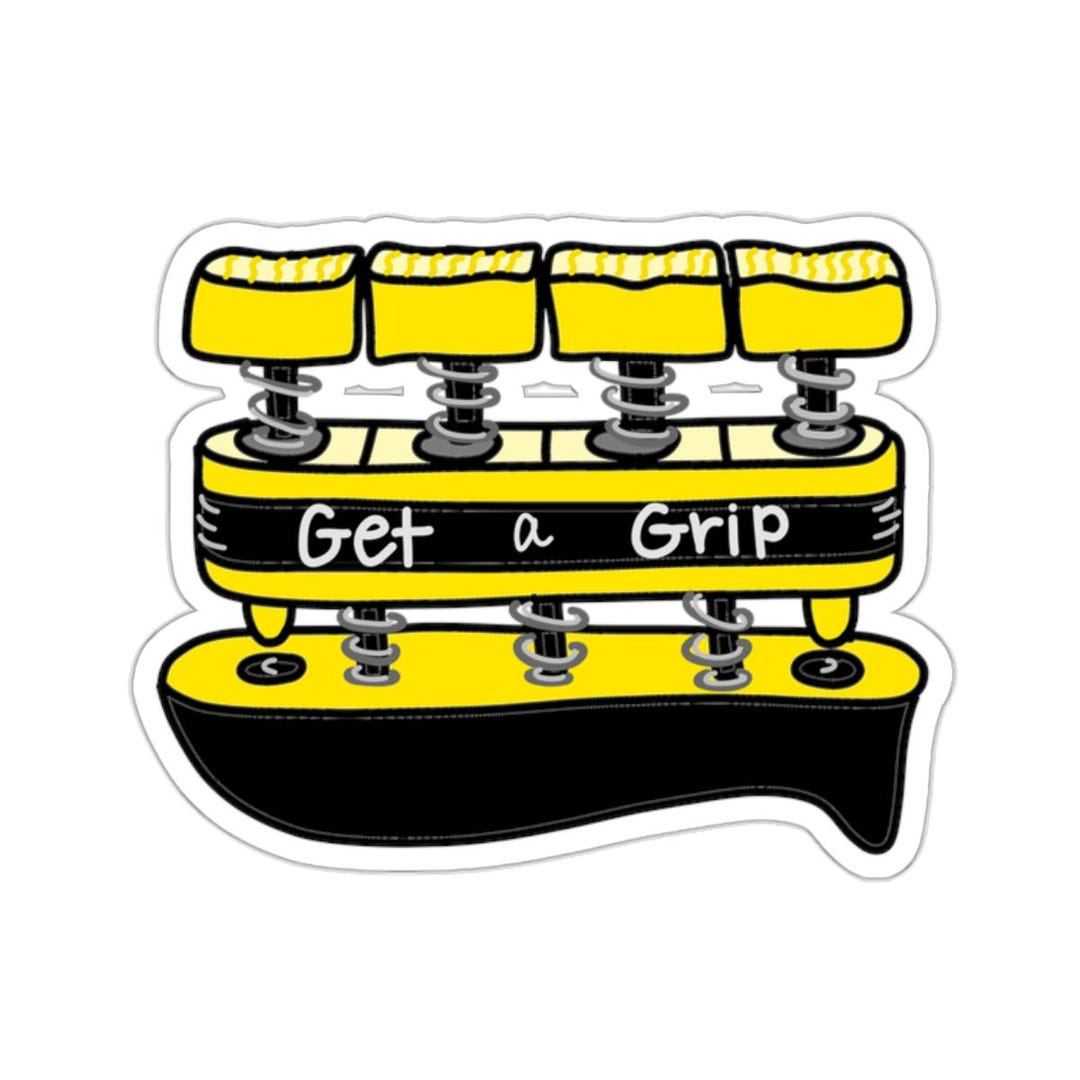 Get a Grip PT OT Sticker | Physical Therapy Stickers | Occupational ...