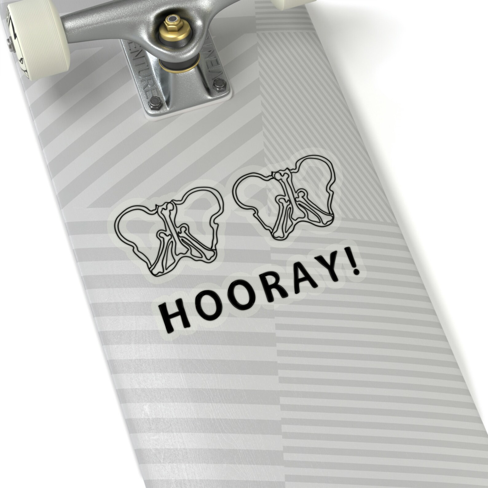 Hip Hip Hooray Peace Sign Hips, Anatomy Pun Sticker 2 X 2 - Etsy
