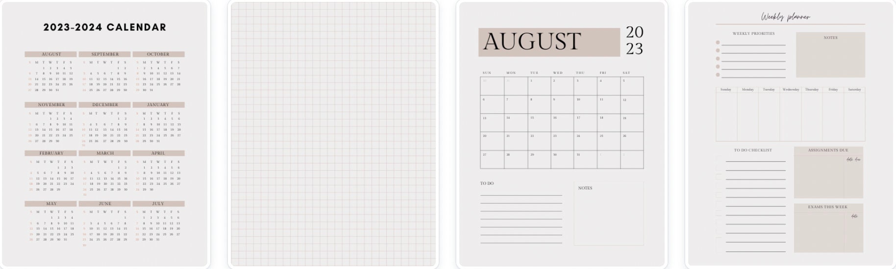 Physical Therapy Anatomy Academic Calendar 2024 2025 July June Spiral ...