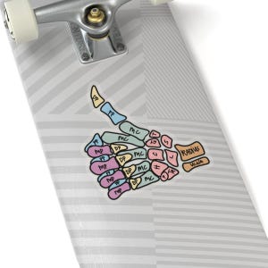 Thumbs up Sign - Hand Anatomy | Physical Therapy Stickers | Anatomy ...