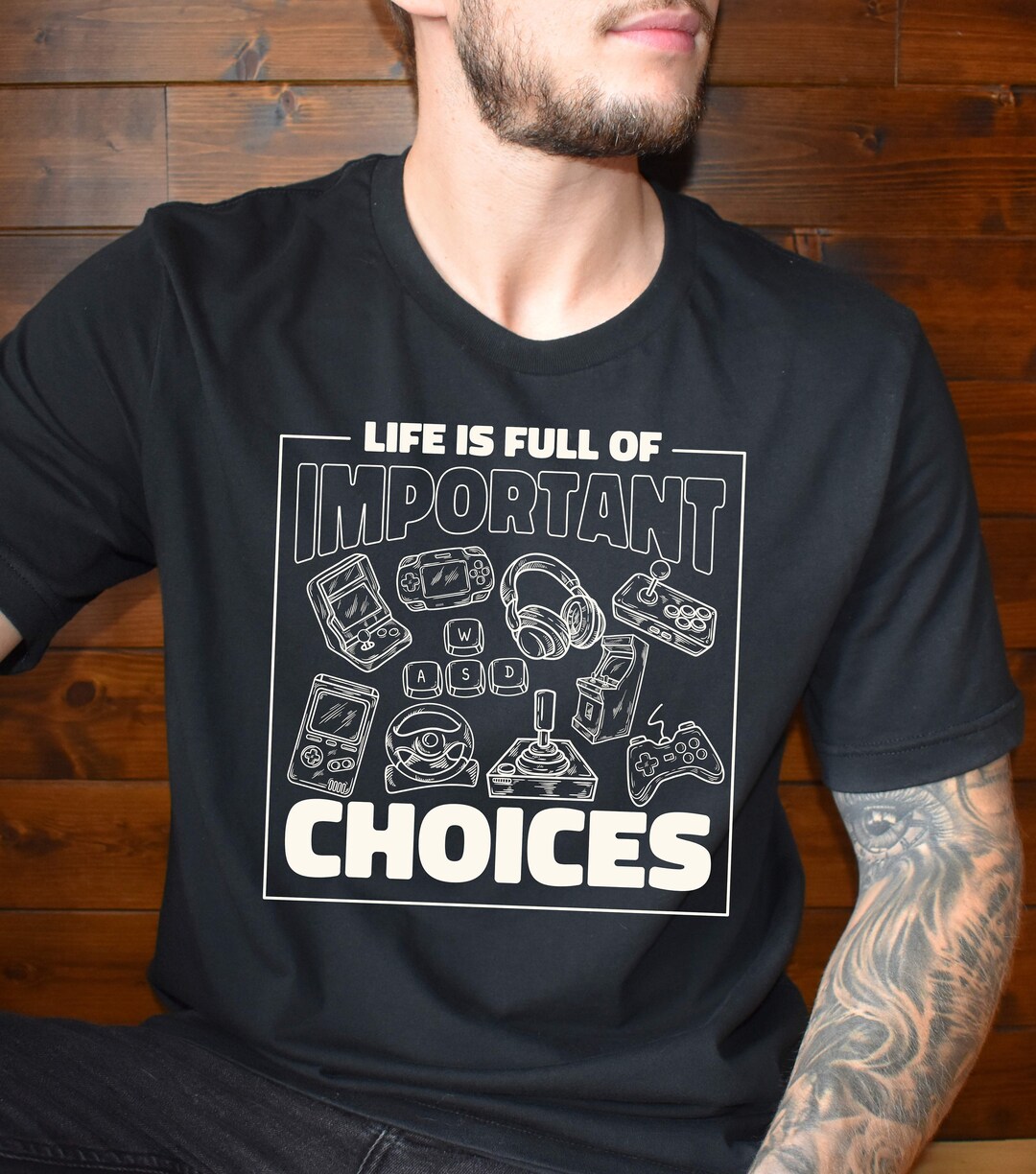 Vintage Style Gamer Tee|retro Style Game Tee|game Controller|classic ...