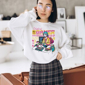 Classic Video Game Sweatshirt|girl Gamer|cozy Gamer Sweatshirt|cute ...