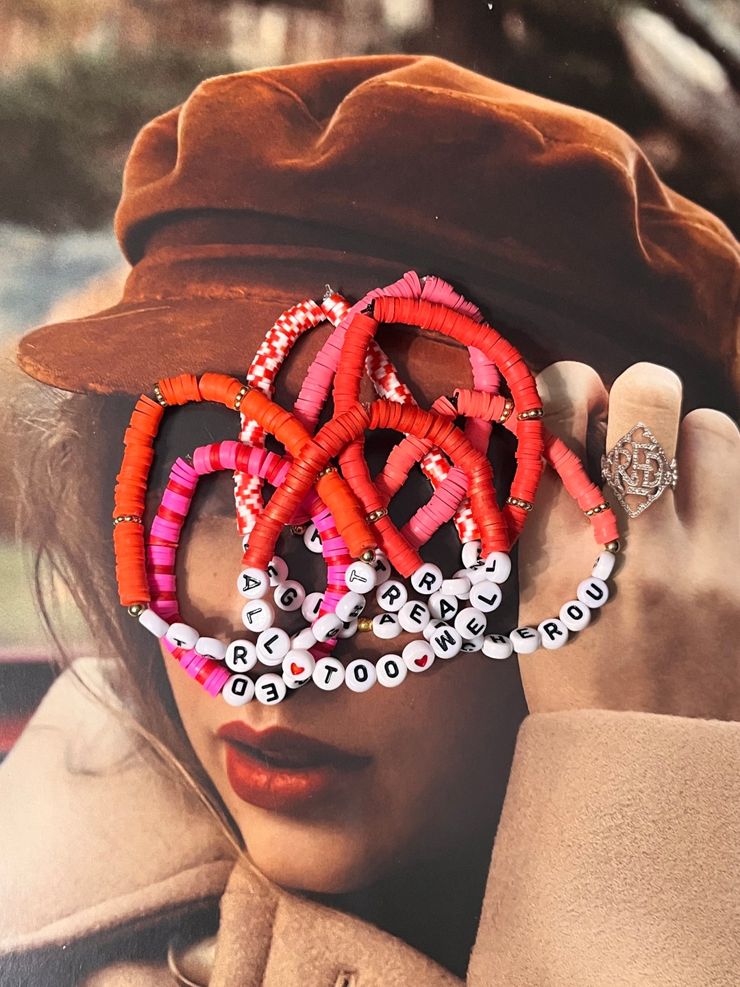 Taylor Swift Red Surprise Bracelet Packs - Etsy
