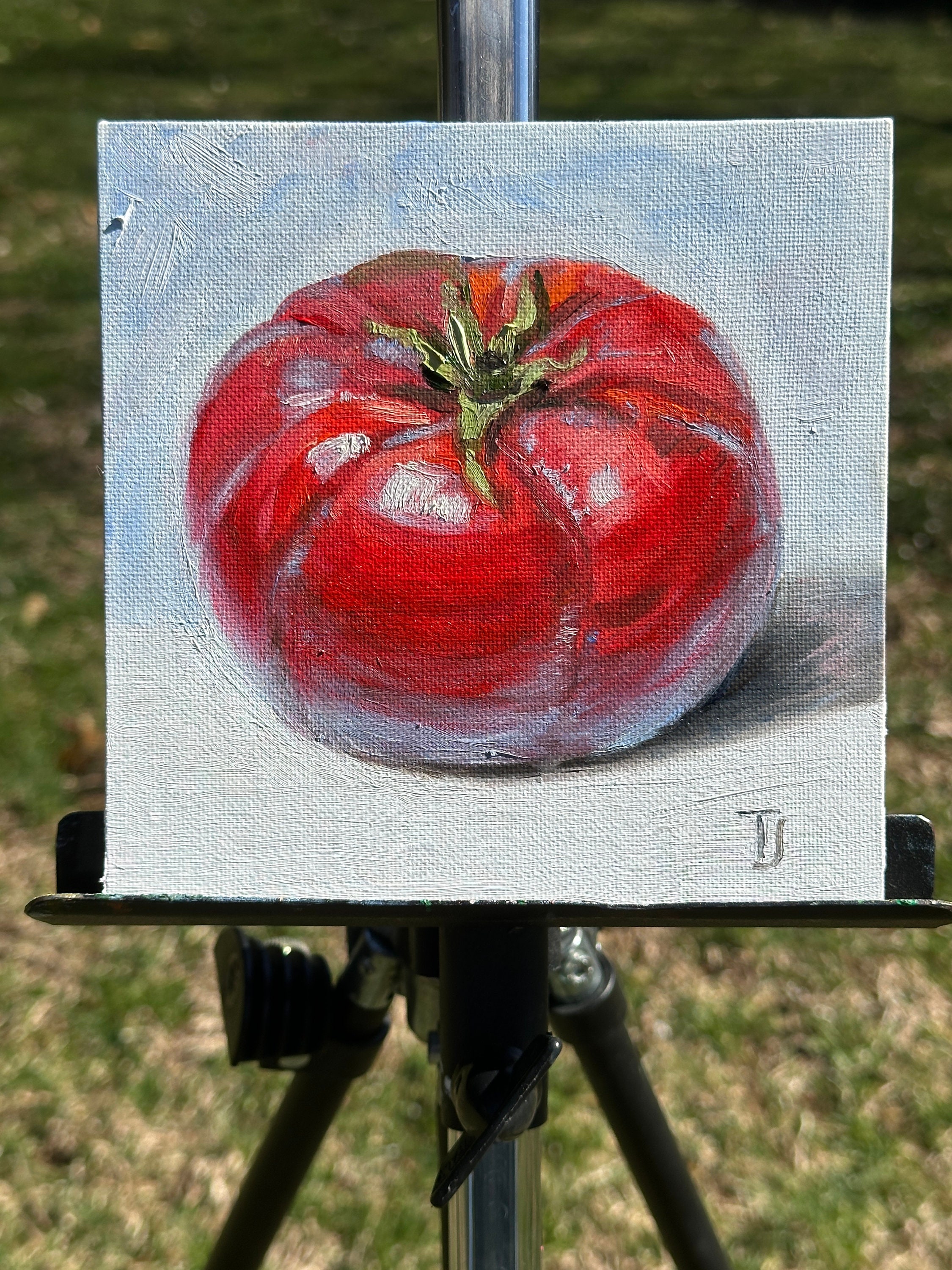 Tomato Painting Original Art Oil Painting Fruits Art Wall Decore ...