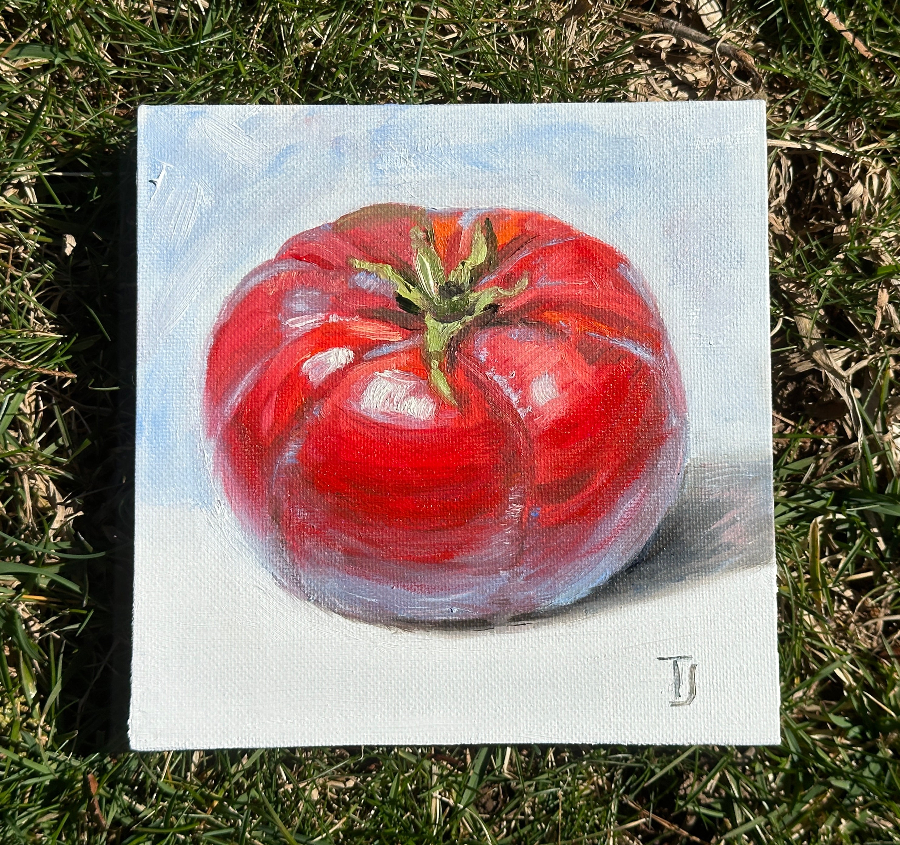 Tomato Painting Original Art Oil Painting Fruits Art Wall Decore ...