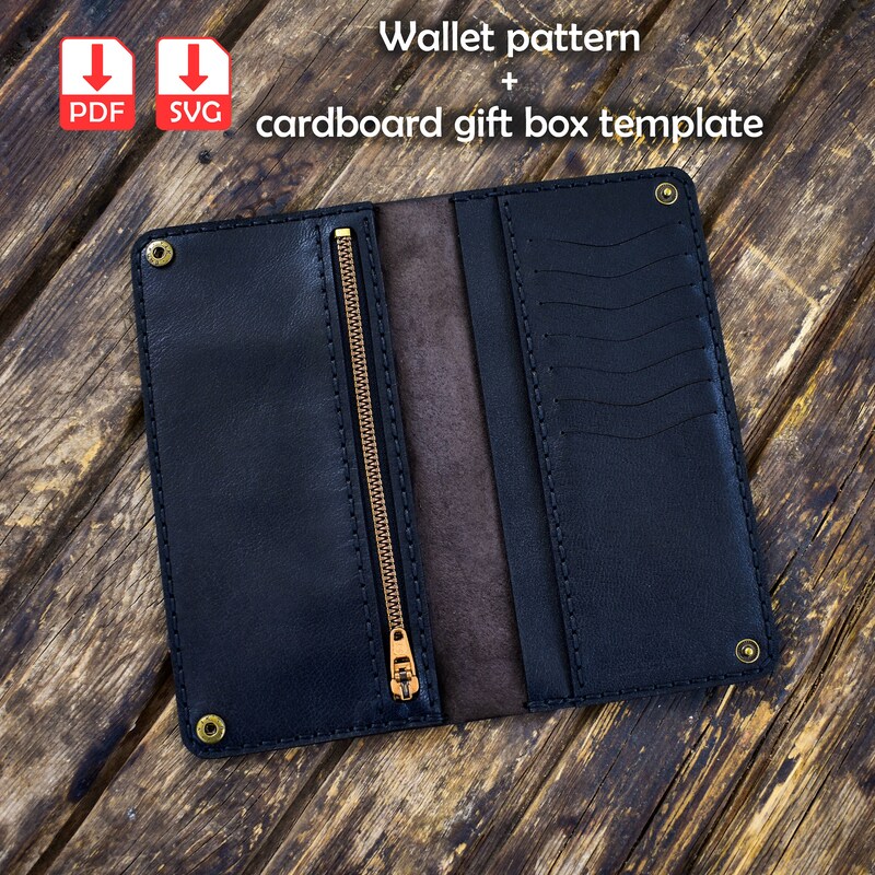 Biker Wallet Pattern - Etsy