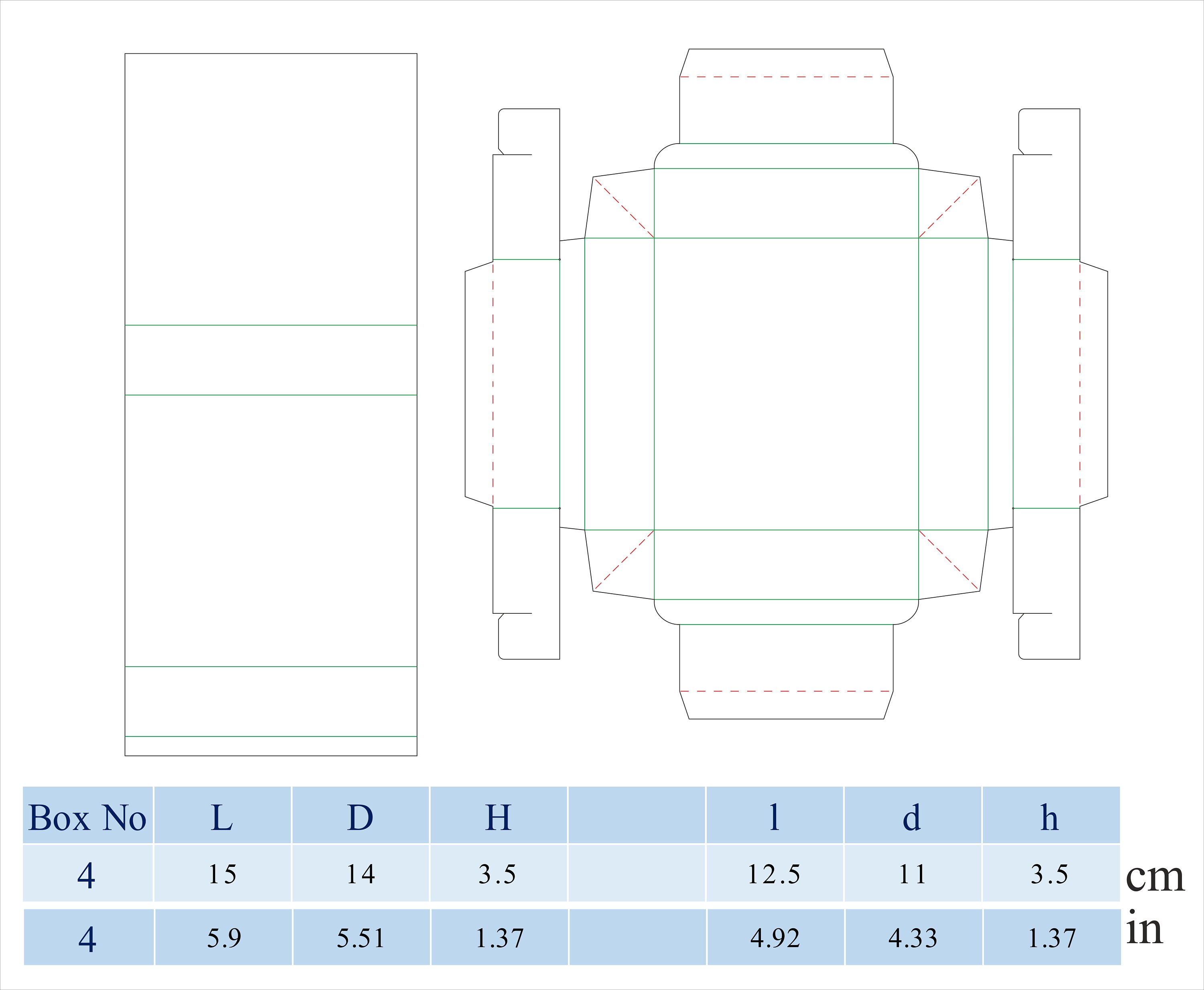 Sliding Boxes Template in 12 Different Sizes Suitable for - Etsy Canada
