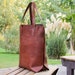Leather Tote Bag Pattern, Large Shoulder Purse Work Handbag, Women's ...
