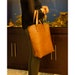 Leather Tote Bag Pattern, Large Shoulder Purse Work Handbag, Women's ...
