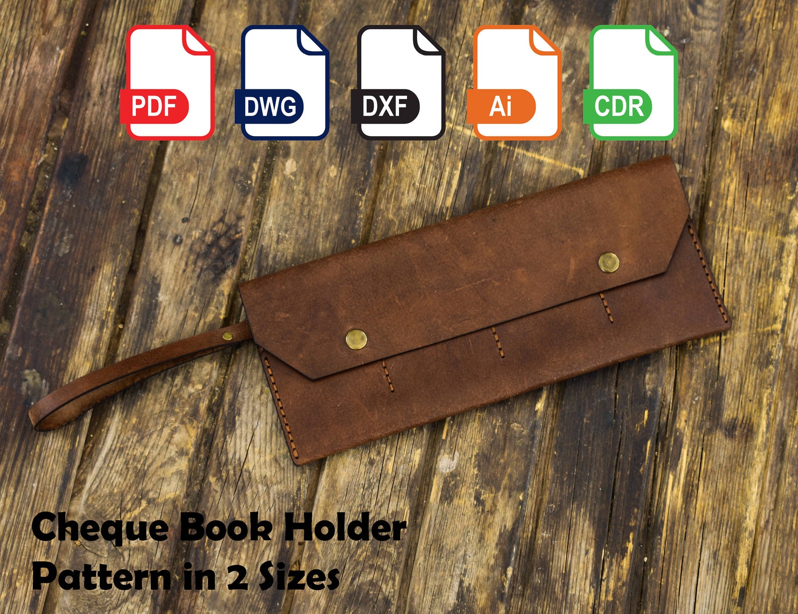 Cheque Book Holder, Cheque Case Pattern, Cheque Book Template, Card ...