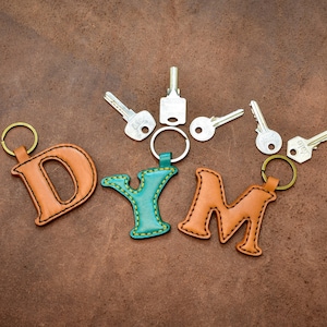 Alphabet Keychain Svg & Pdf, Keyring Cut File, DIY A-Z Alphabet ...