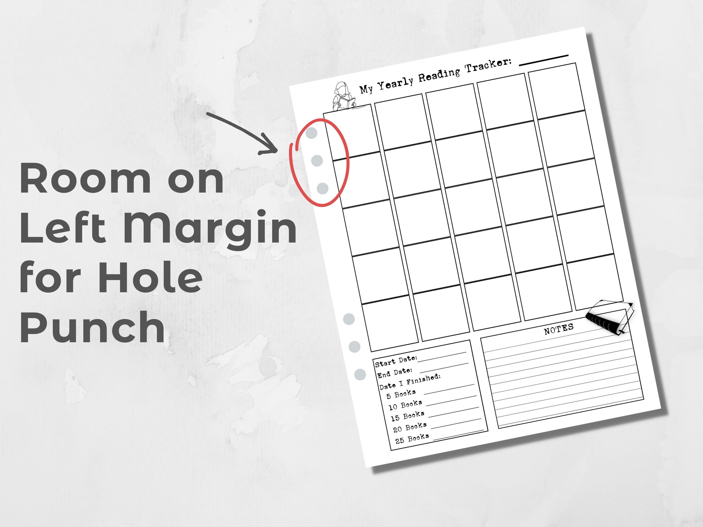 Printable Reading Tracker, Annual Reading Challenge Tracker, Student ...