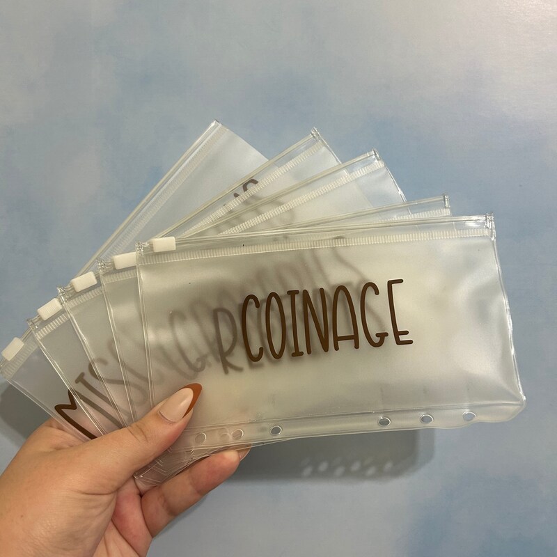 Zipper Cash Envelopes - Etsy