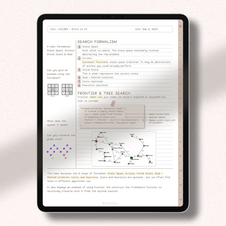 Handwritten Font for Digital Planner & Note Taking, Goodnotes ...