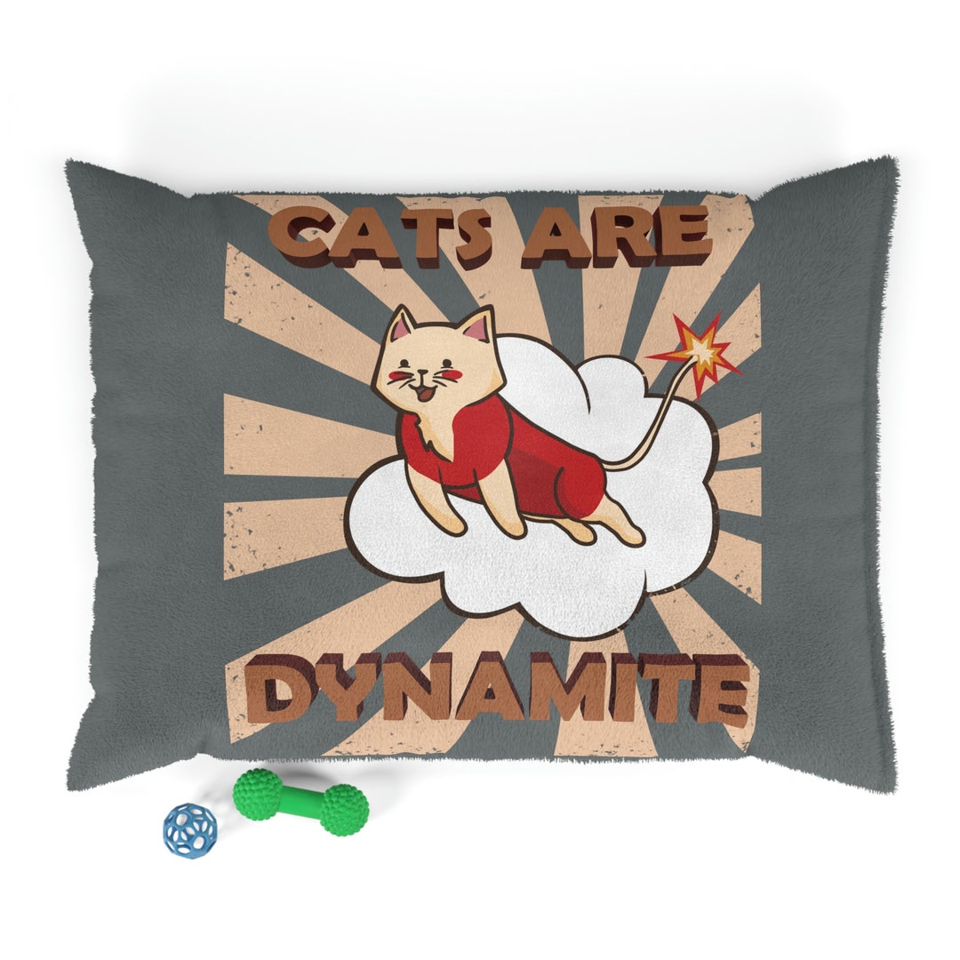 Cats Are Dynamite Pet Bed - Etsy