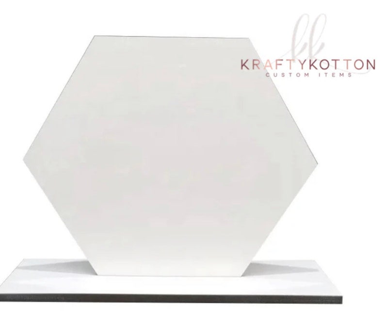MDF Hexagon Double Sided Sublimation Plaque (blank) - Etsy