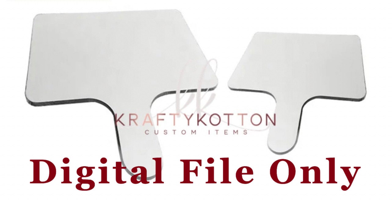 Sublimation Paddle Fan Template - Two (2) Sizes - Etsy