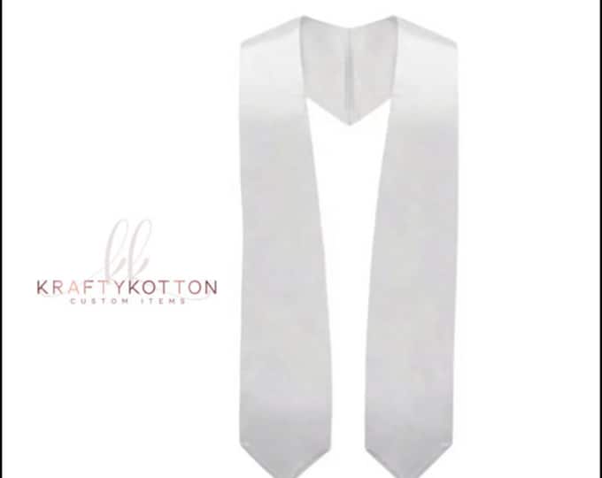 Graduation Stole (blank) - Etsy