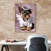 Yorkie Angel - Wall Art - Home Office Decor - Yorkie Gift - Digital ...