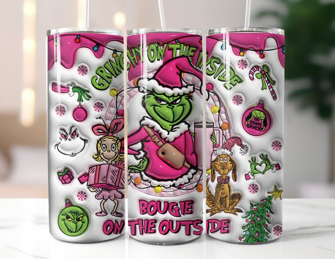Bougie Grinch Tumbler - Etsy