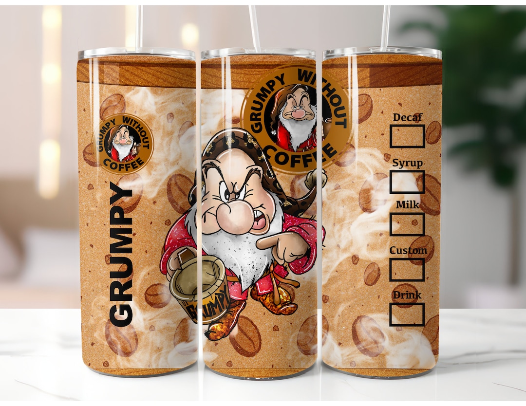 Grumpy Without Coffee Tumbler - Etsy