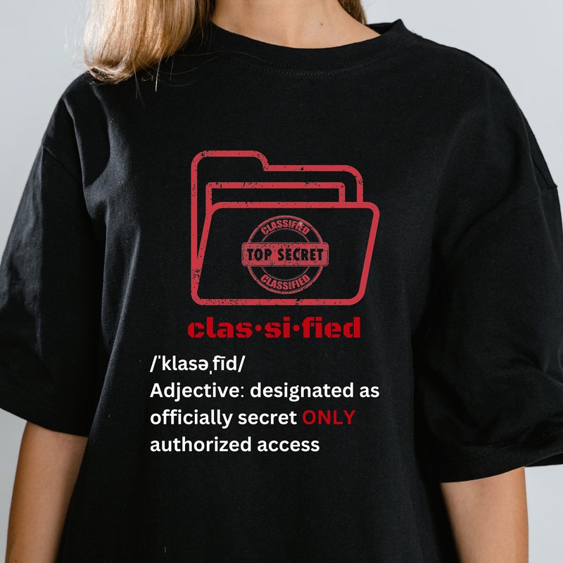 Top Secret Folder - Etsy