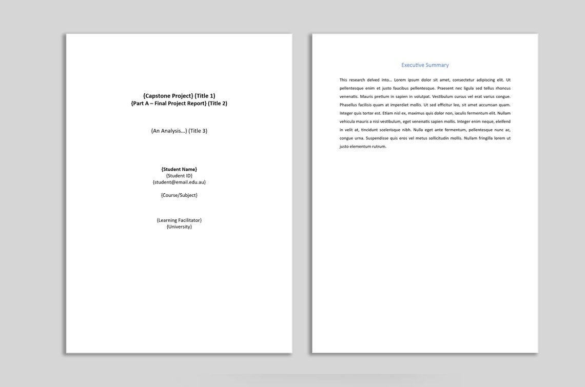 Basic Research Paper Template APA 7 | MS Word Template | Academic Paper ...