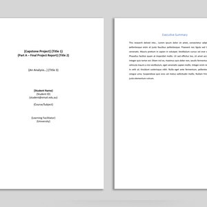 Basic Research Paper Template APA 7 | MS Word Template | Academic Paper ...