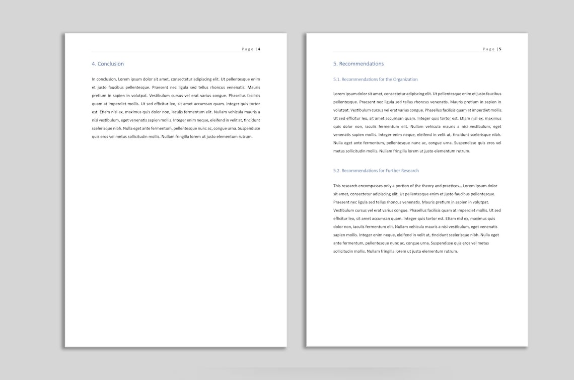 Basic Research Paper Template APA 7 | MS Word Template | Academic Paper ...