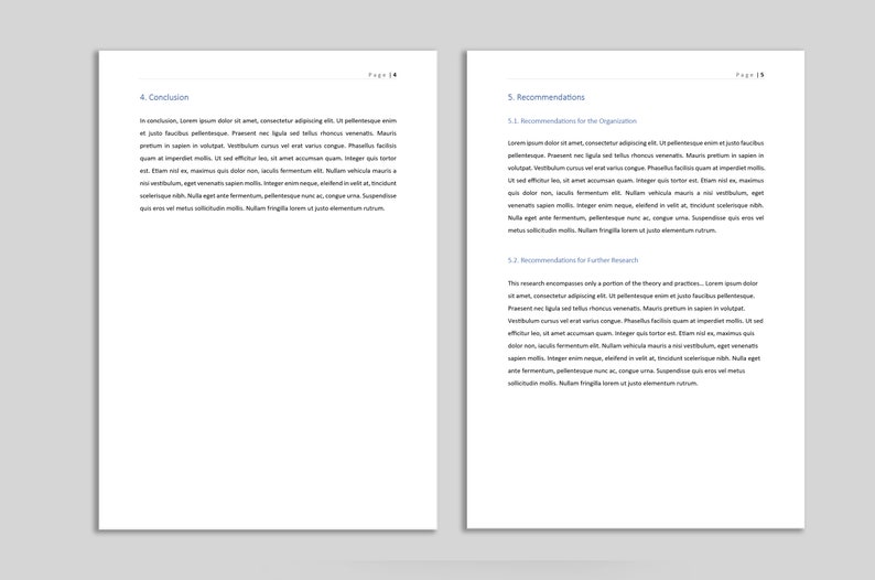 Basic Research Paper Template APA 7 | MS Word Template | Academic Paper ...