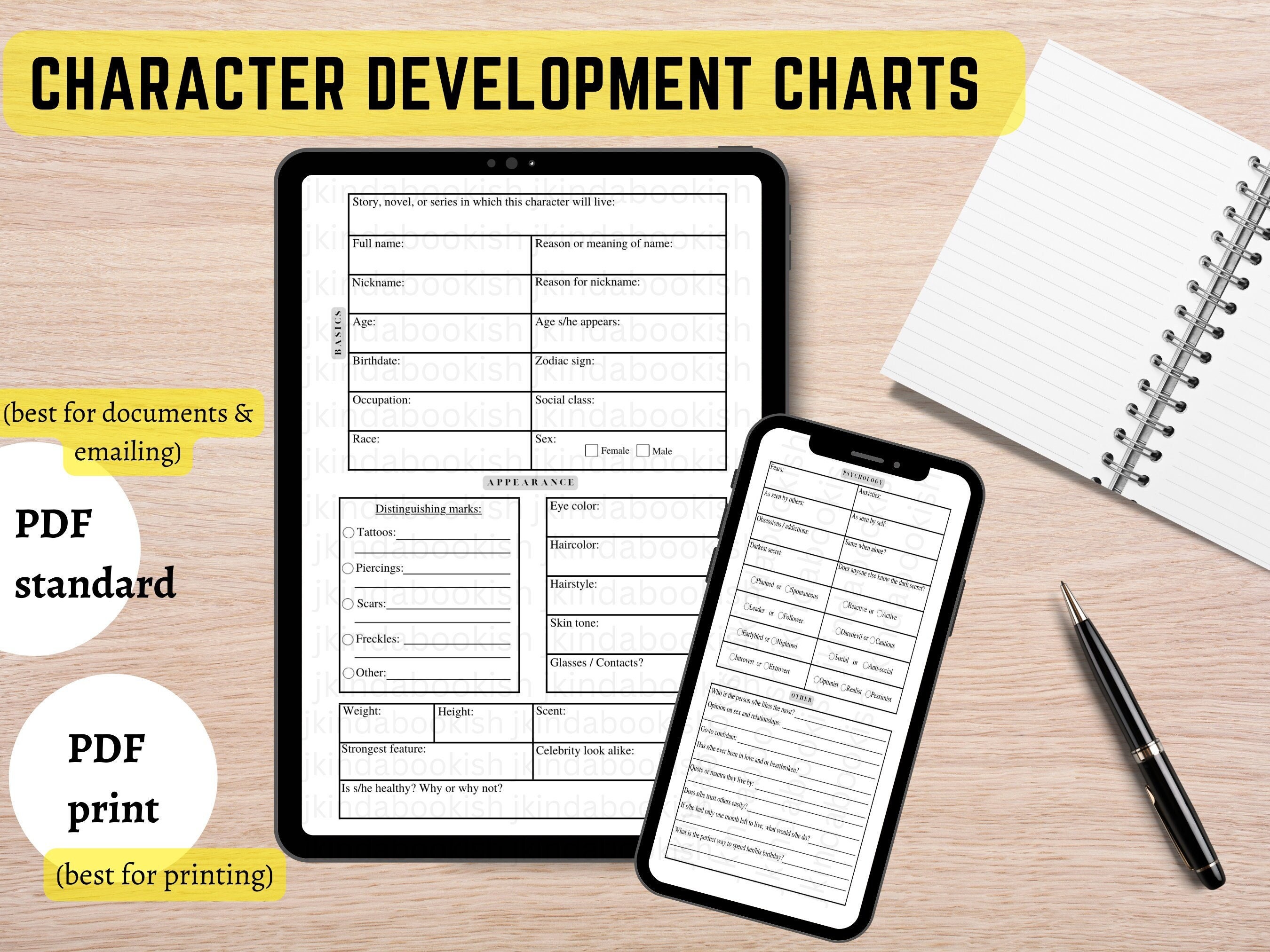 Once Upon a Day a Character Came to Life, Character Development Pdf ...