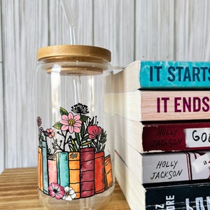 Book Lovers Coffee Cup Book Club Gift Bookish Cup Iced - Etsy