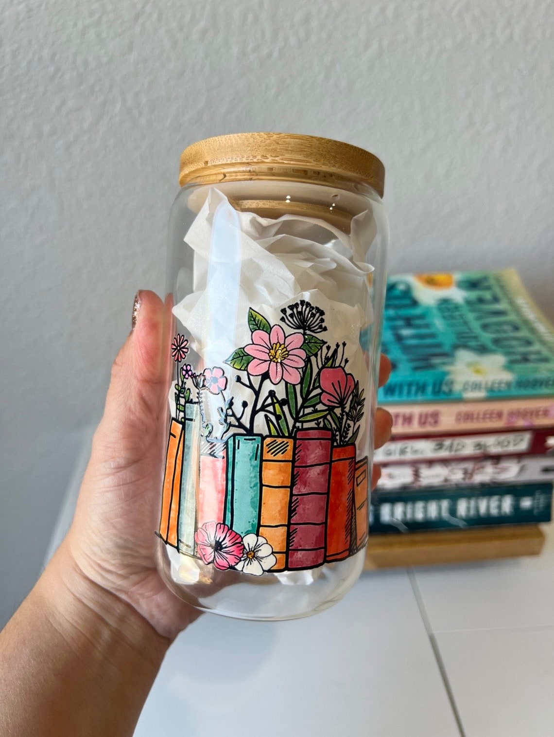 Book Lovers Coffee Cup Book Club Gift Bookish Cup Iced - Etsy