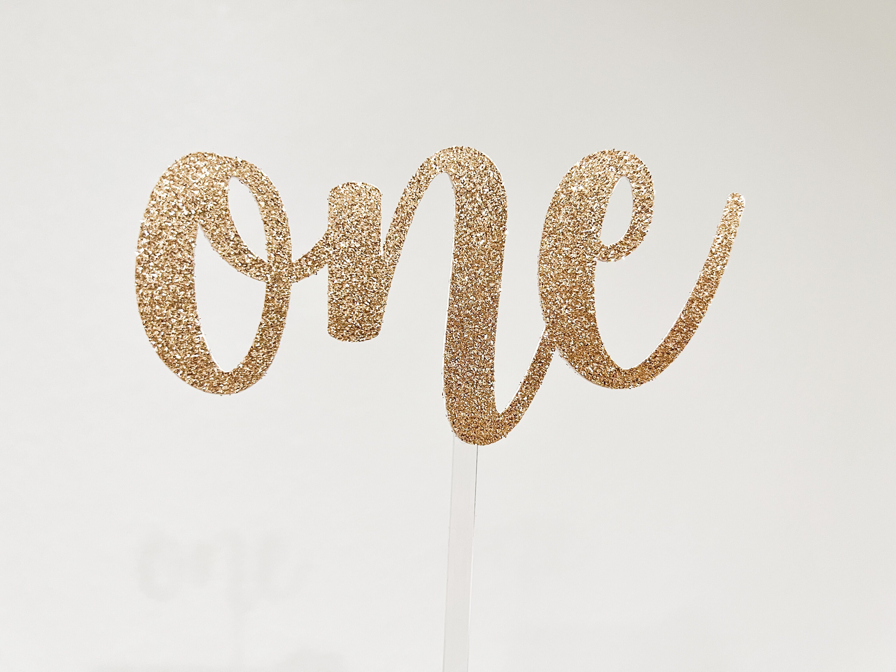 One Cake Topper, First Birthday Cake Topper, Custom One Year Cake ...