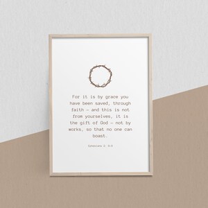 Easter Wall Art Printable, Bible Verse Wall Art, Christian Wall Art ...