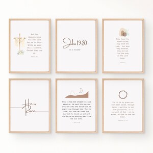 Easter Wall Art Printable, Bible Verse Wall Art, Christian Wall Art ...