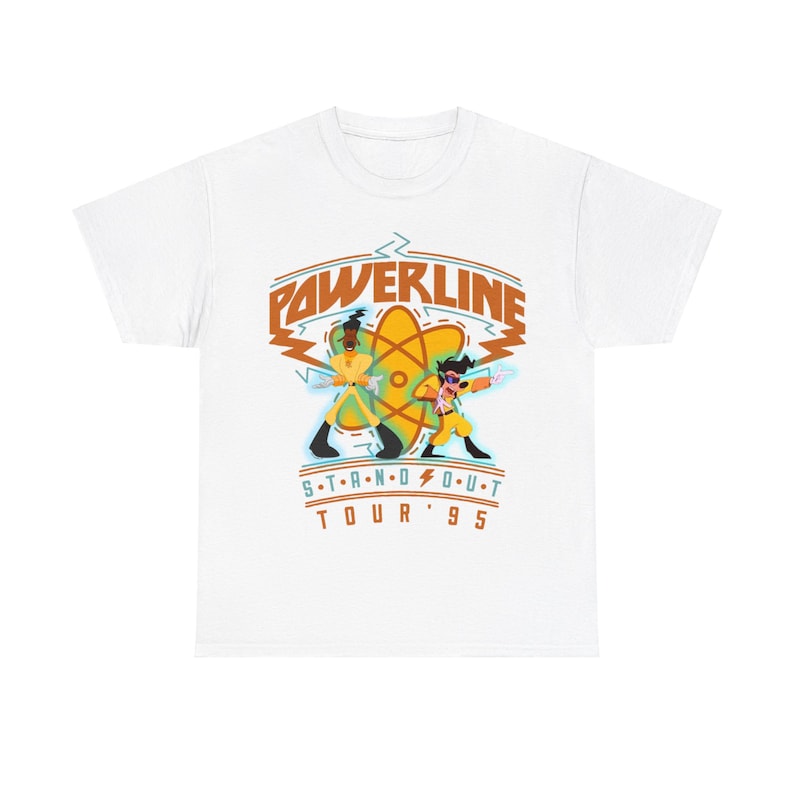Powerline T-shirt, A Goofy Movie, Cartoon Shirt, 90s Cartoons ...