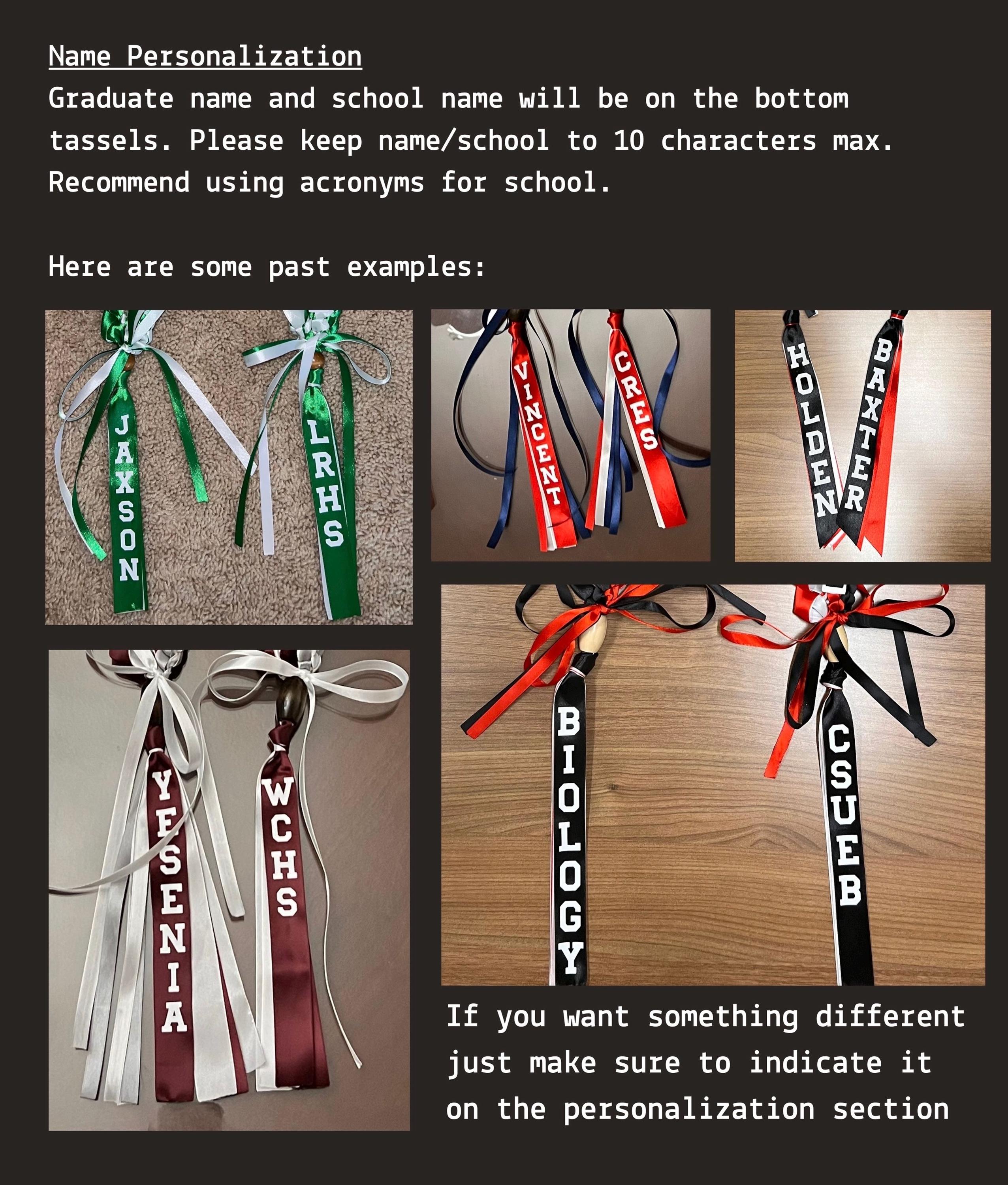 Custom Graduation Ribbon Leis - Etsy