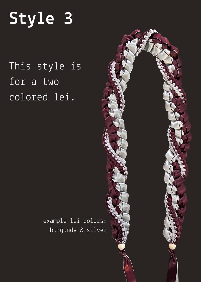 Custom Graduation Ribbon Leis - Etsy