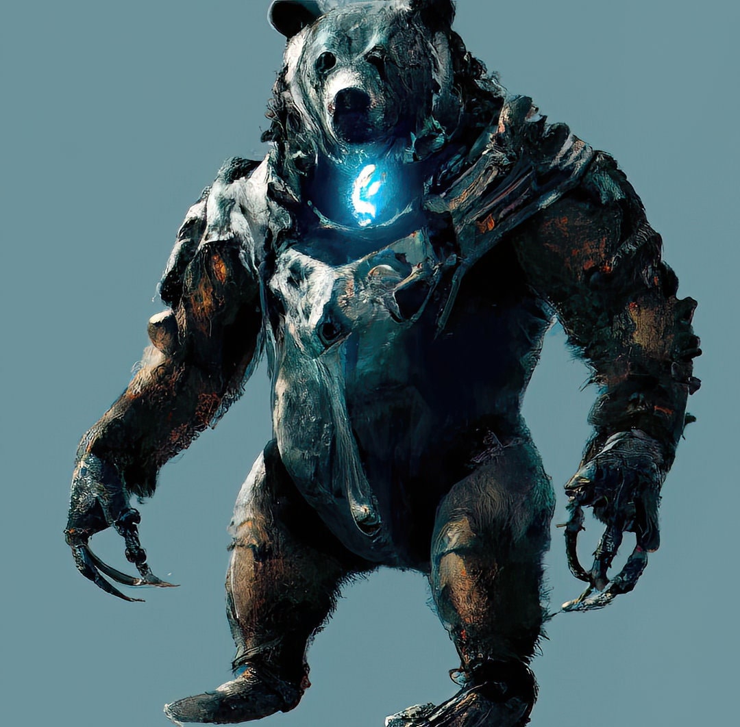 Robot Bear Digital Art/artificial/intelligent/programming/adapting ...