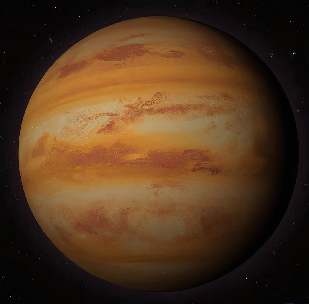 Venus Digital Art/solar System/gaseous/red/large/giant/universe/space ...