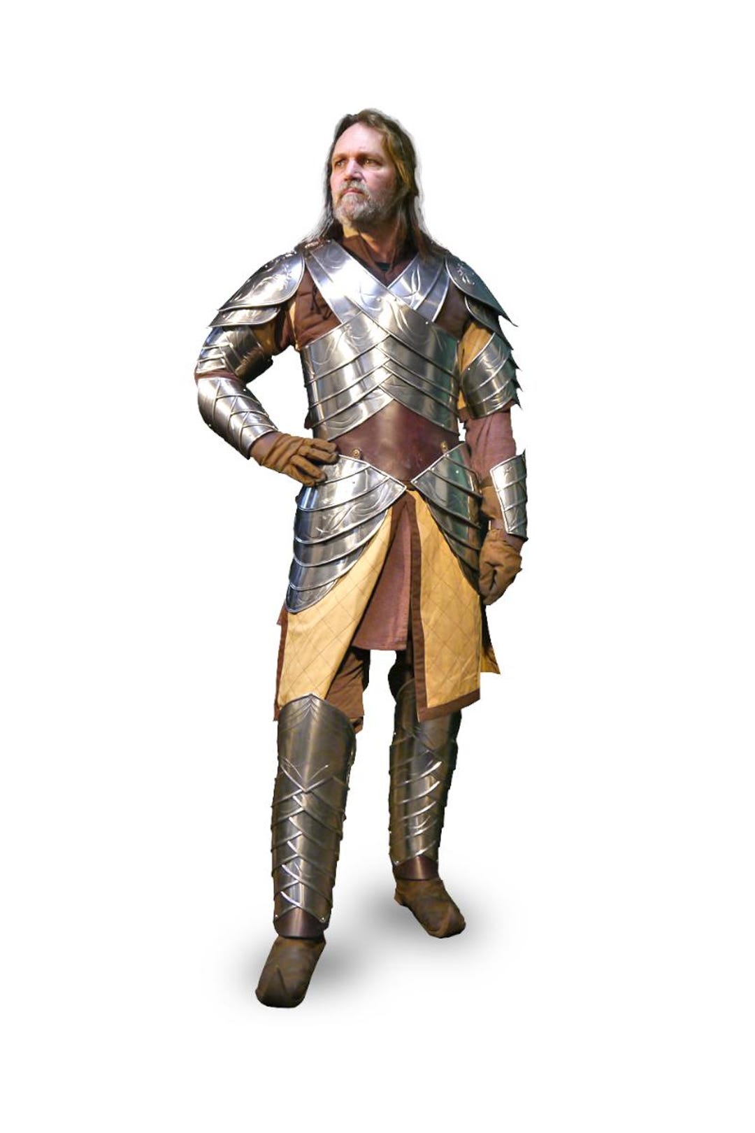 Second Age Elven Full Armor Set - LARP Cosplay Suit - Steel Cuirass ...