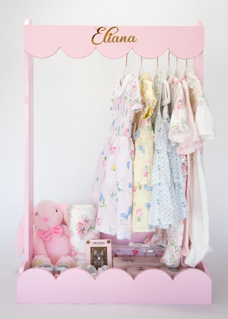 Baby Girl Shower Gift Closet to Display Baby Cloths and Accessories. - Etsy