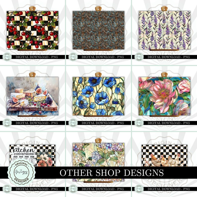 Glass Cutting Board PNG, Designer Checker Flower Bread Board PNG ...