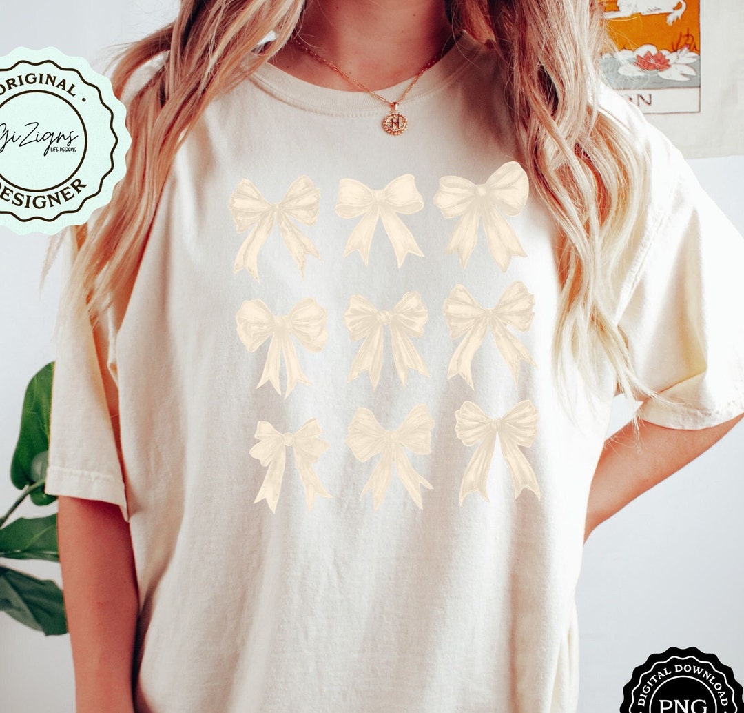 Trendy Ivory Bow Coquette PNG Clipart Collage Coquette Bow PNG Beige ...