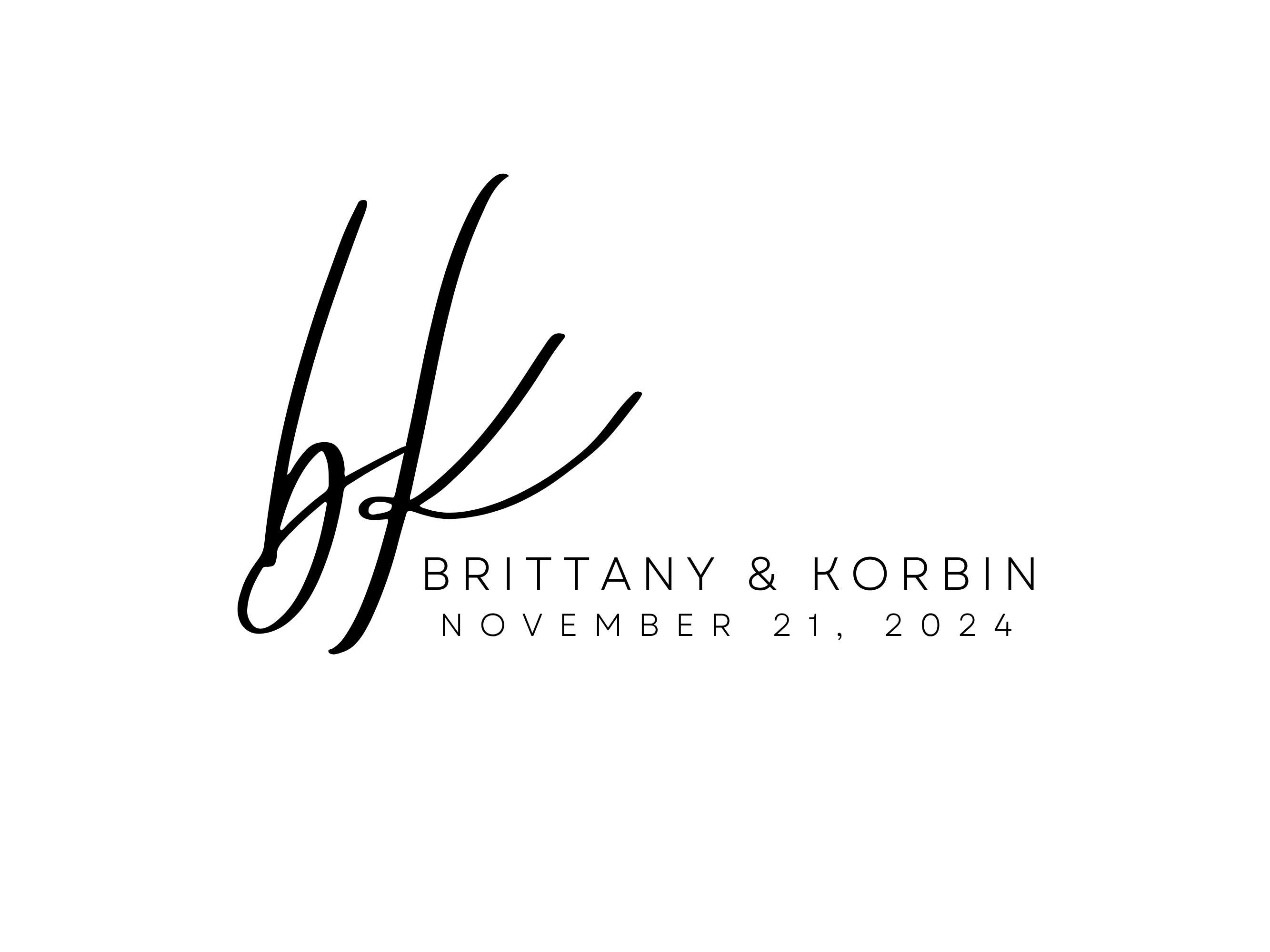 Modern Wedding Logo, Classic Wedding Monogram, Initials Logo, Custom ...