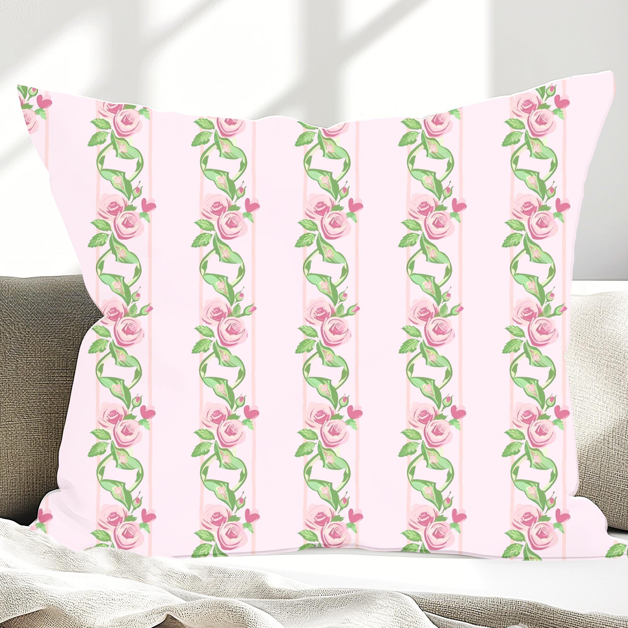 Vintage Pink Roses Floral Seamless Pattern PNG, Fancy Preppy Repeated ...
