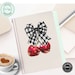 Trendy Cherry Checkered Bow Coquette PNG Clipart, Coquette Bows Bundle ...