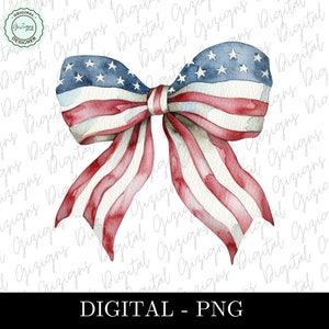Patriotic Coquette Bow PNG, 4th of July Patriotic Bow Collage, Girly ...